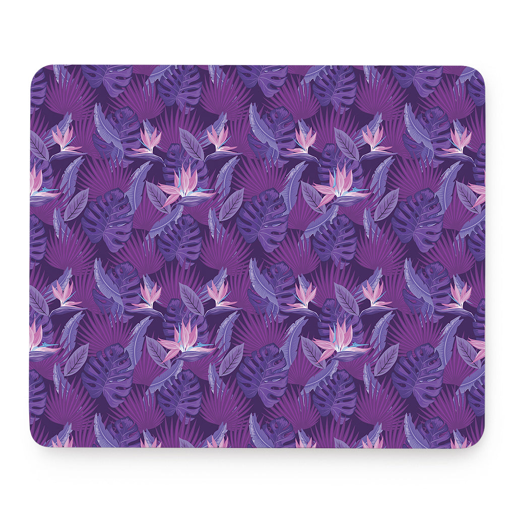 Dark Purple Hawaiian Tropical Print Mouse Pad – GearFrost