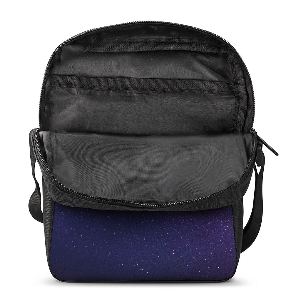 Dark Purple Milky Way Galaxy Space Print Rectangular Crossbody Bag ...