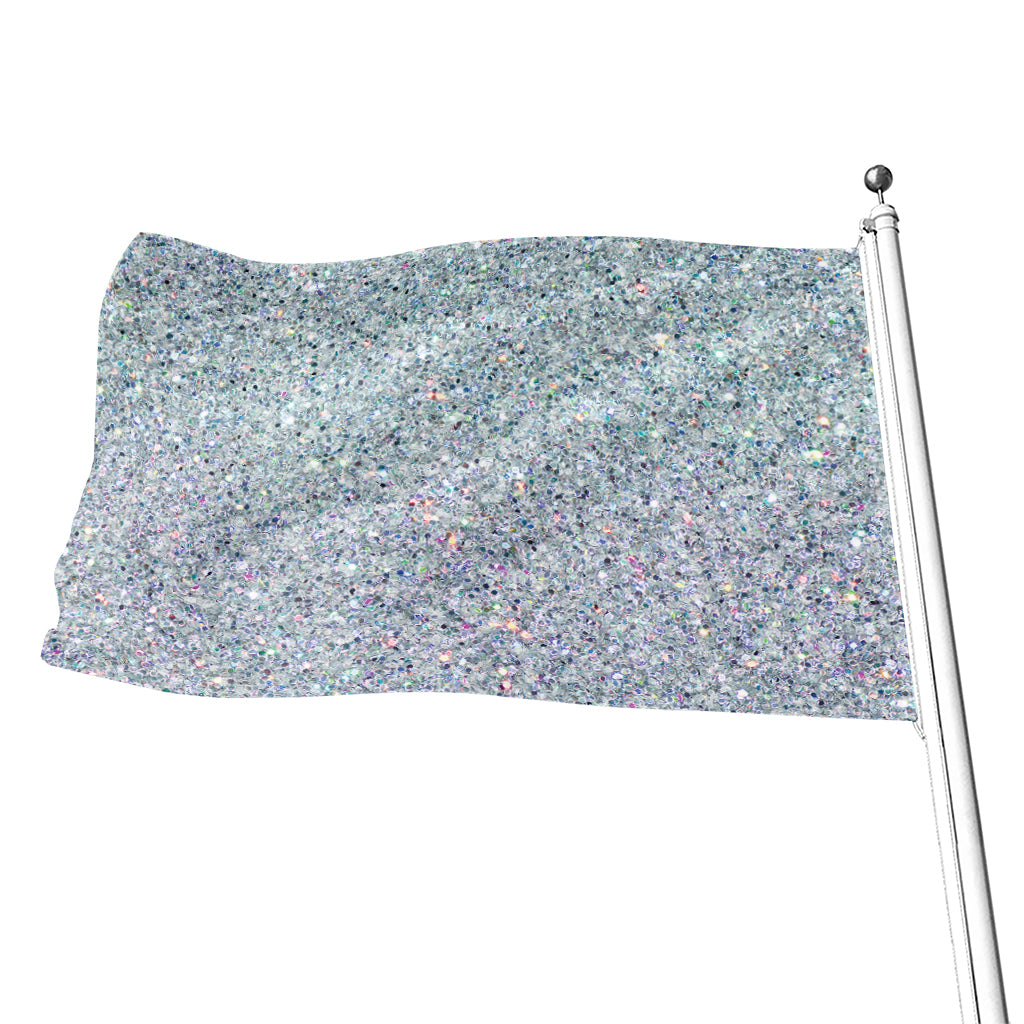 Diamond (NOT Real) Glitter Print Flag – GearFrost