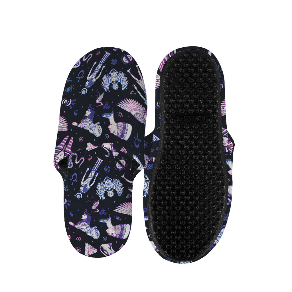 Egyptian Tribal Symbols Print Slippers – GearFrost