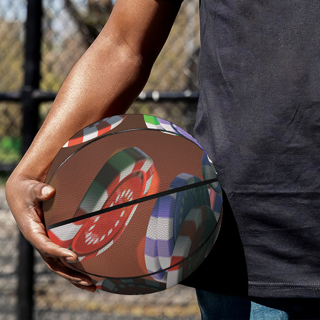 Falling Poker Chips Print Basketball – GearFrost