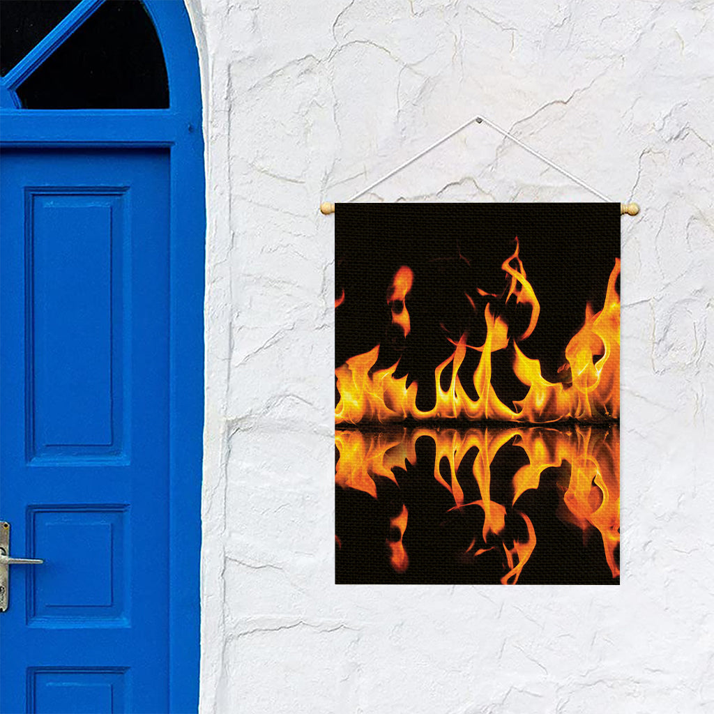 Fire Flame Burning Print Garden Flag – GearFrost