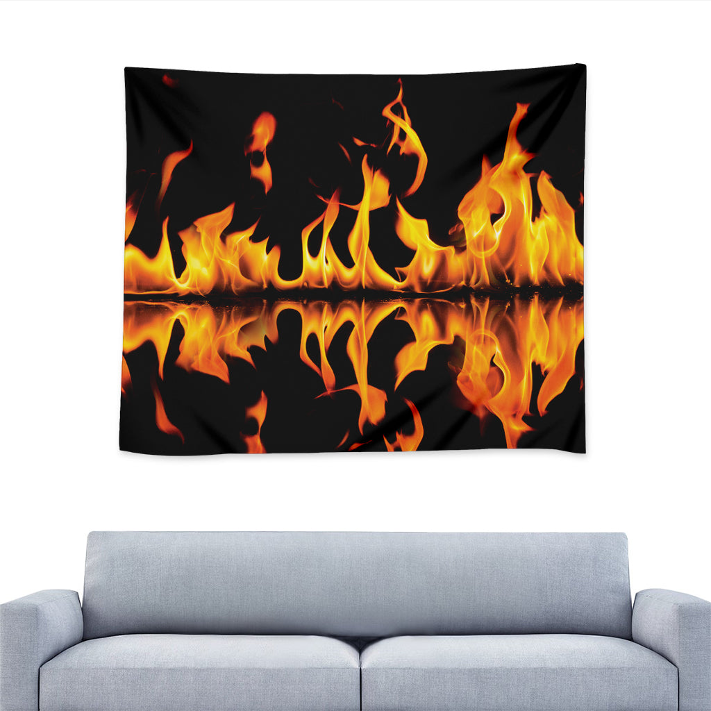 Fire Flame Burning Print Tapestry – GearFrost