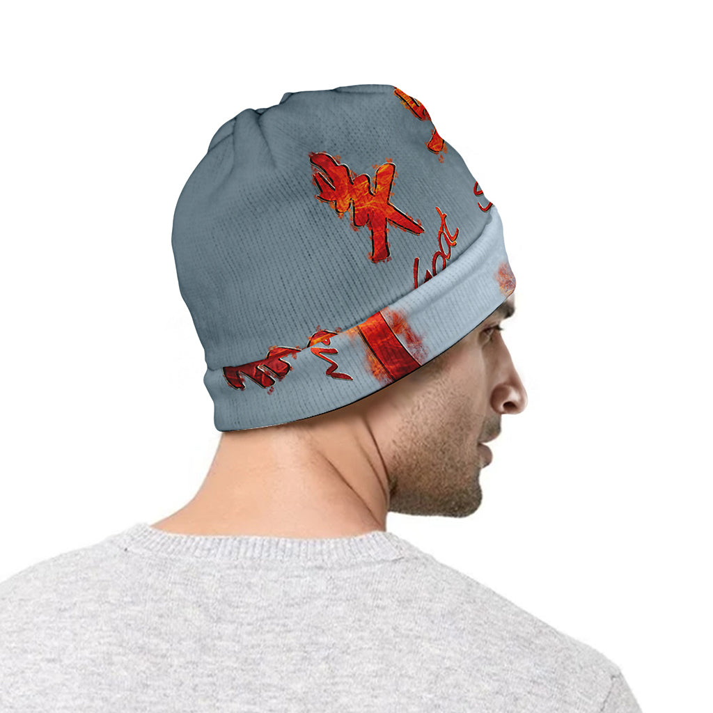 Fire Yin Yang Chinese Zodiac Print Beanie – GearFrost