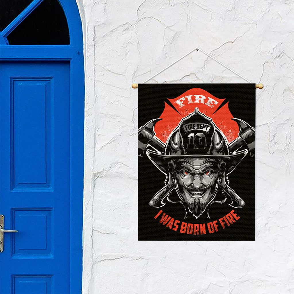 Firefighter Devil Print Garden Flag – GearFrost
