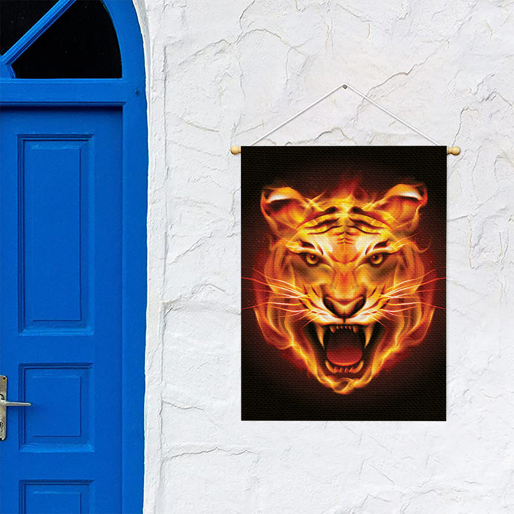 Flame Tiger Print Garden Flag – GearFrost