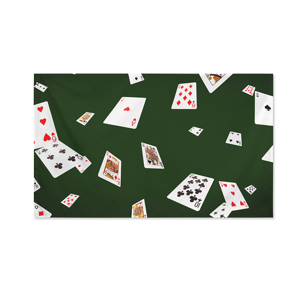 Flying Poker Cards Print Polyester Flag – GearFrost