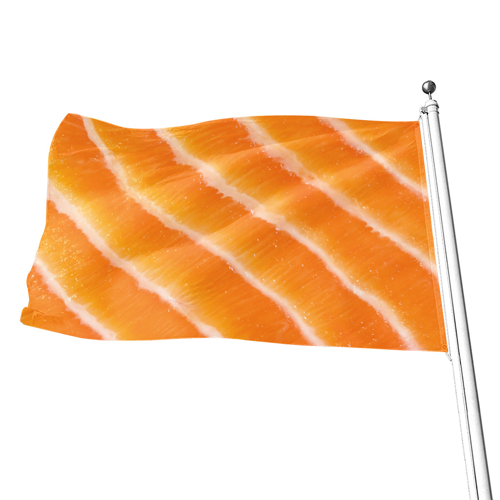 Fresh Salmon Print Flag – GearFrost