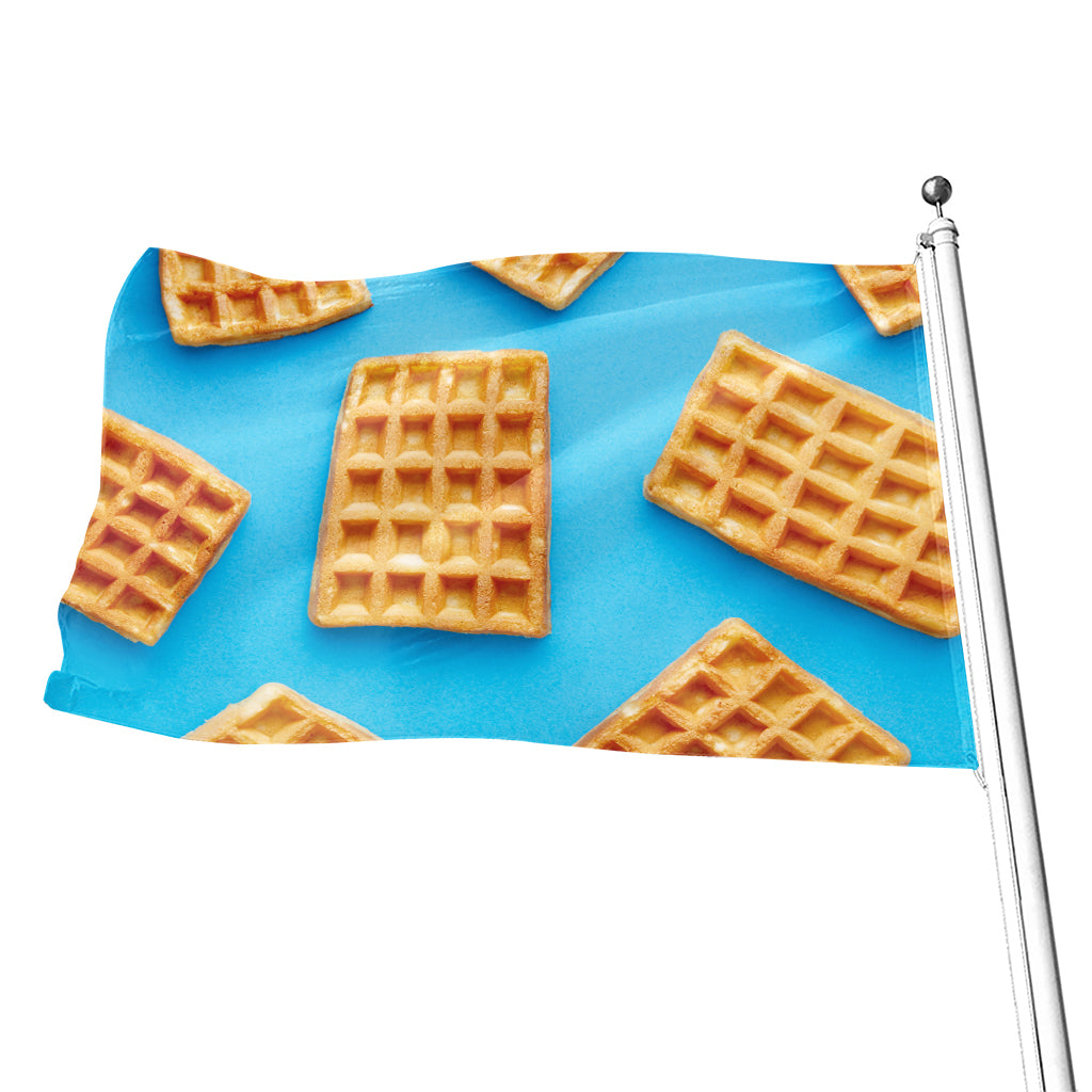 Fresh Waffles Print Flag – GearFrost