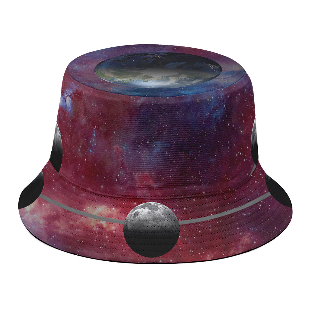 Galaxy Lunar Phase Print Bucket Hat – GearFrost