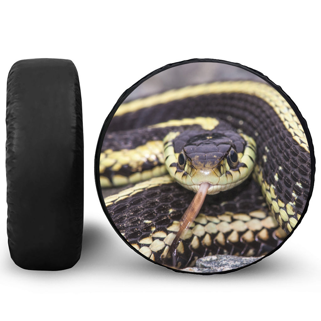 Garter Snake Print Leather Spare Tire Cover – GearFrost