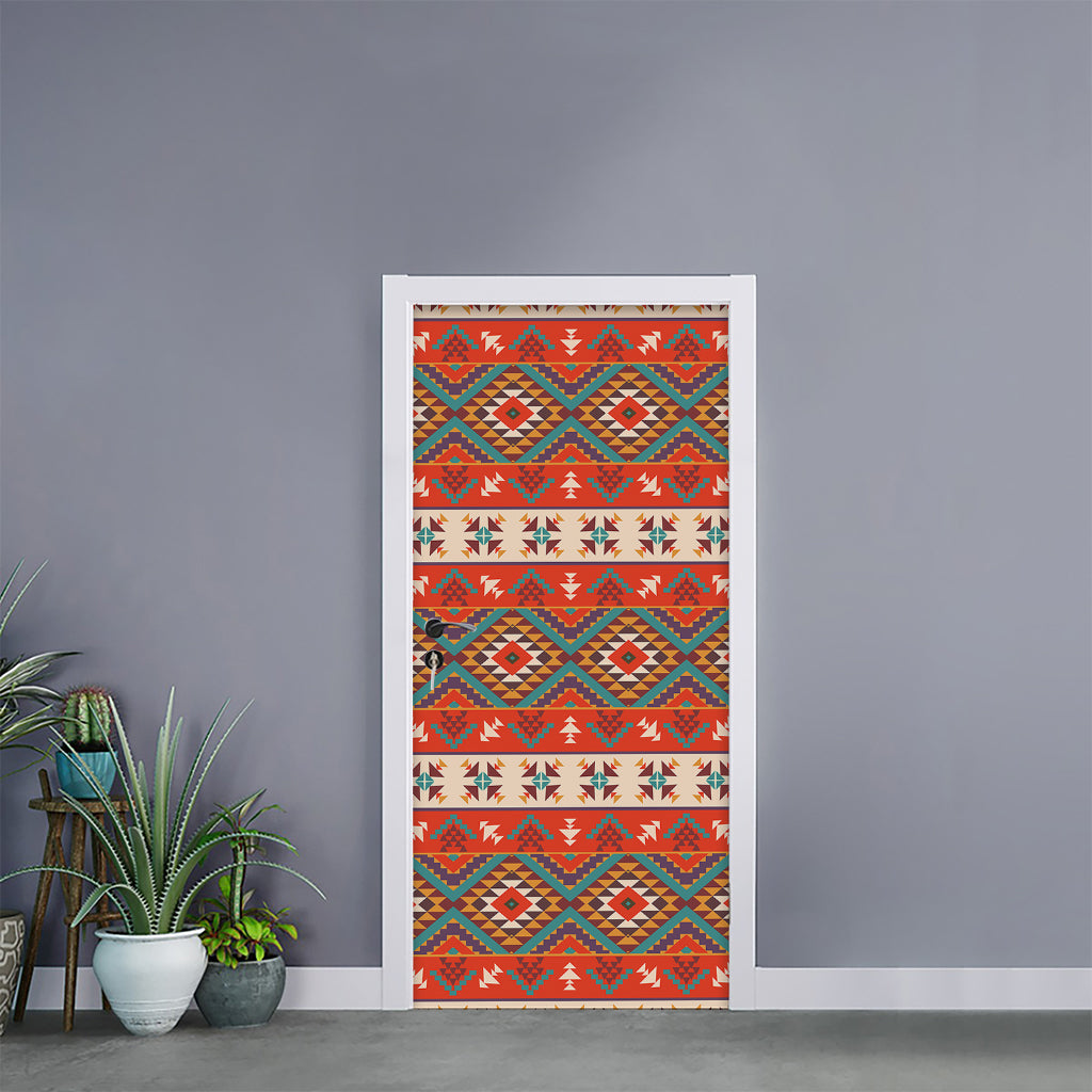 Geometric Native Navajo Print Door Sticker – GearFrost