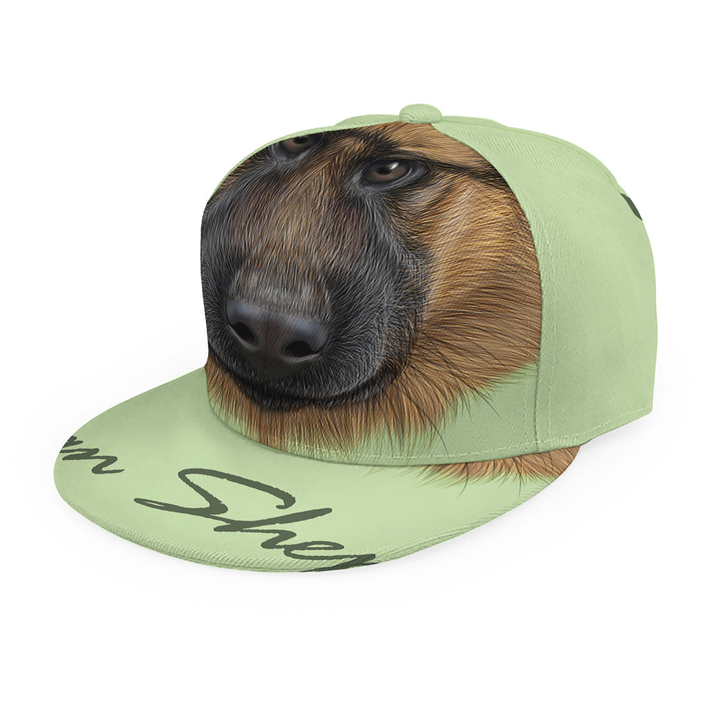 German Shepherd Dog Portrait Print Snapback Cap – GearFrost