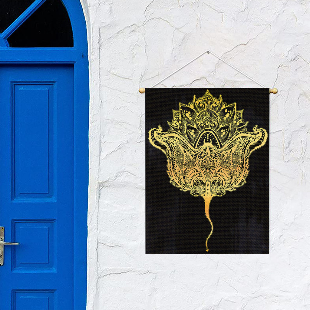 Golden Spiritual Stingray Print Garden Flag – GearFrost
