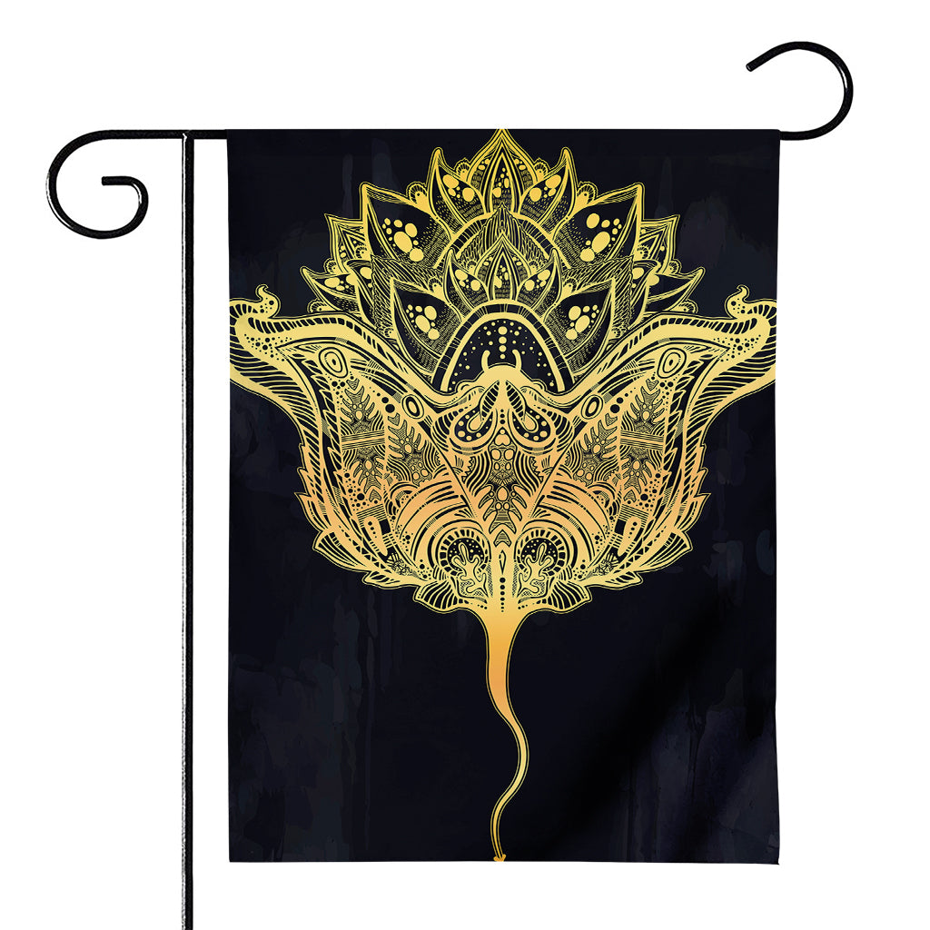 Golden Spiritual Stingray Print House Flag – GearFrost