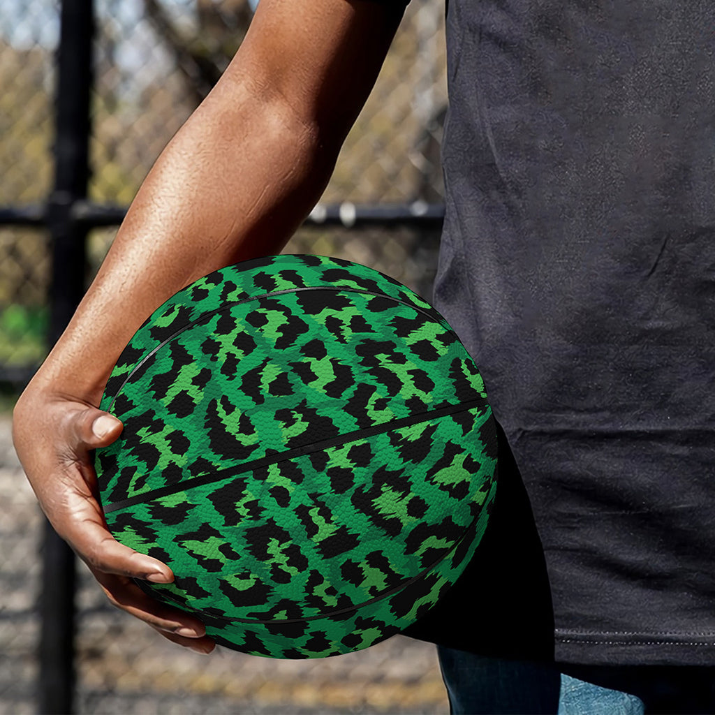 Green Leopard Print Basketball – GearFrost