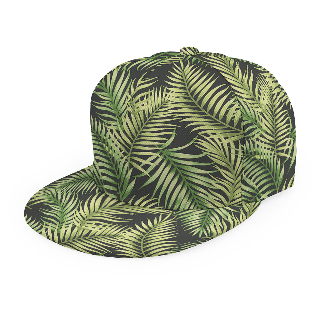 Green Tropical Palm Leaf Pattern Print Snapback Cap – GearFrost