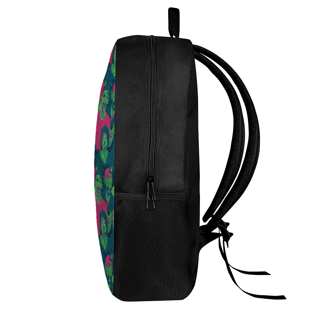 Green Walking Zombie Print 17 Inch Backpack – GearFrost