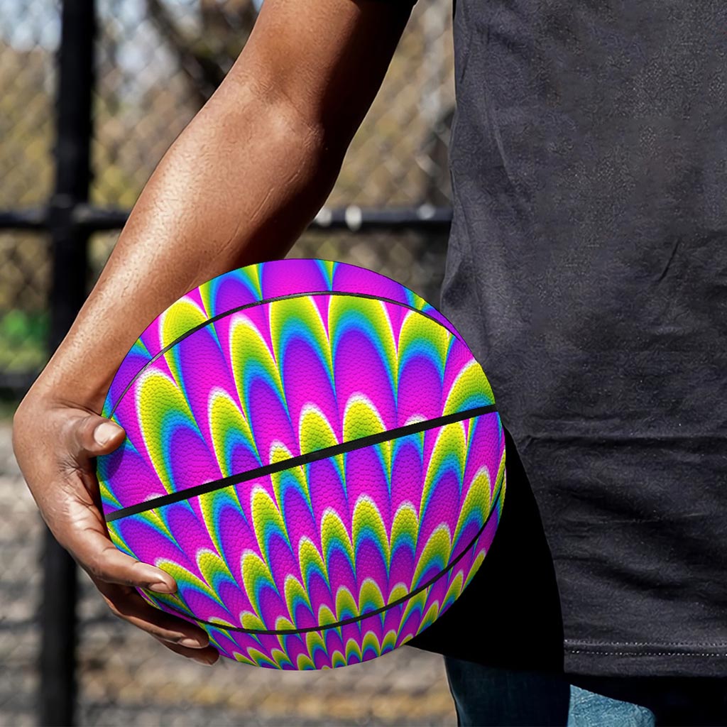 Green Wave Moving Optical Illusion Basketball – GearFrost