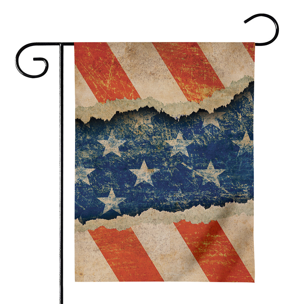 Grunge Ripped Paper American Flag Print House Flag – GearFrost