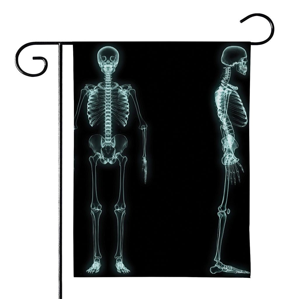 Human Skeleton X-Ray Print House Flag – GearFrost