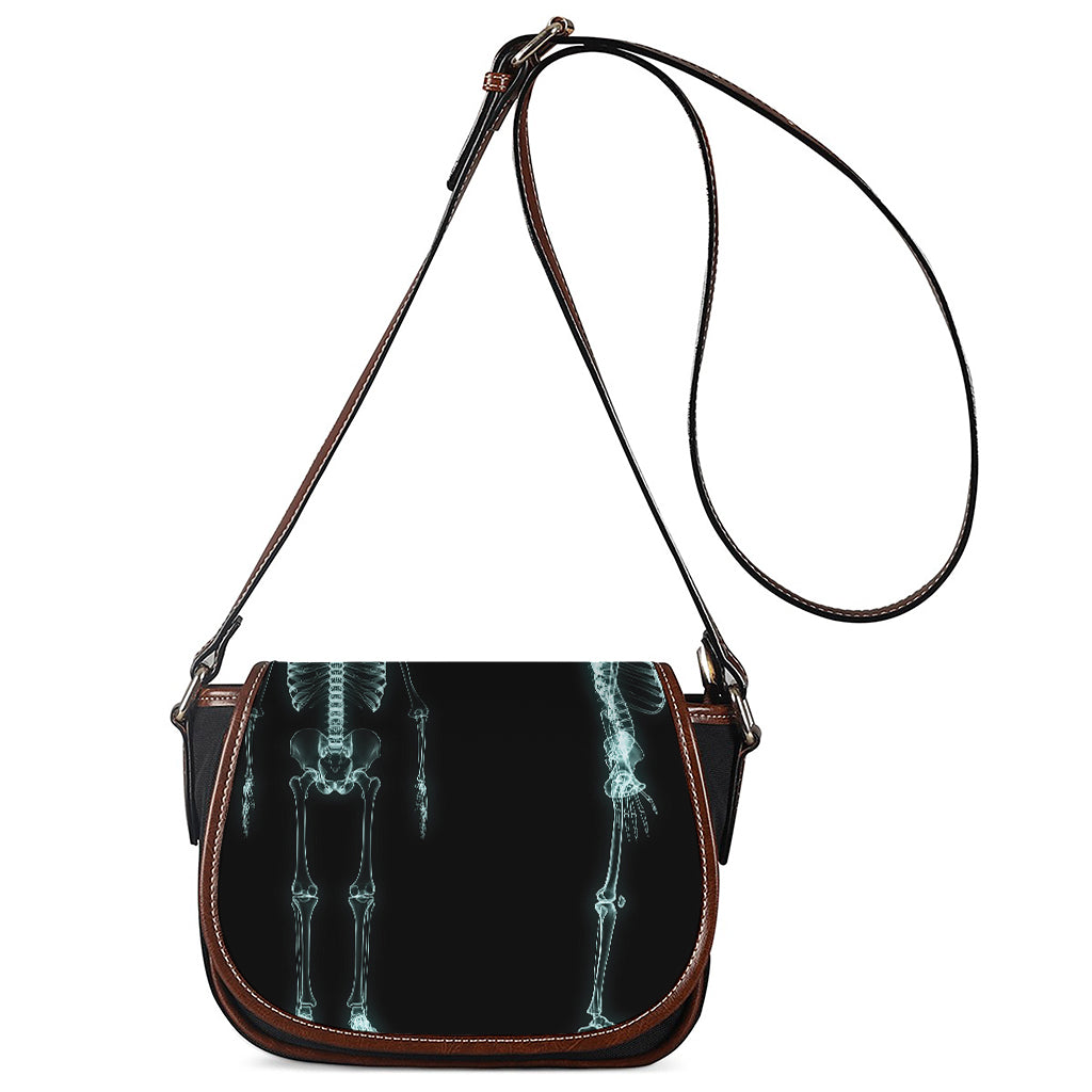Human Skeleton X-Ray Print Saddle Bag – GearFrost