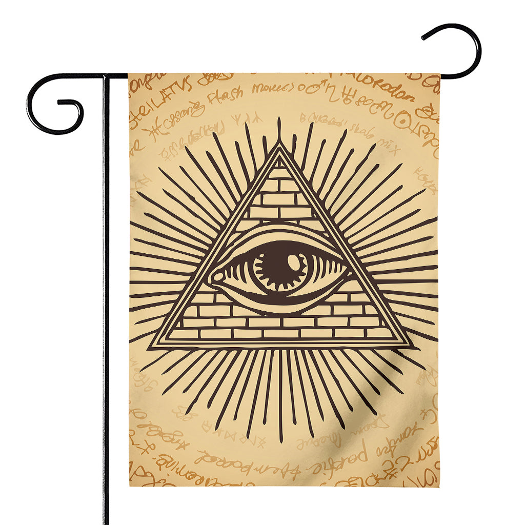 Illuminati Eye Print House Flag – GearFrost