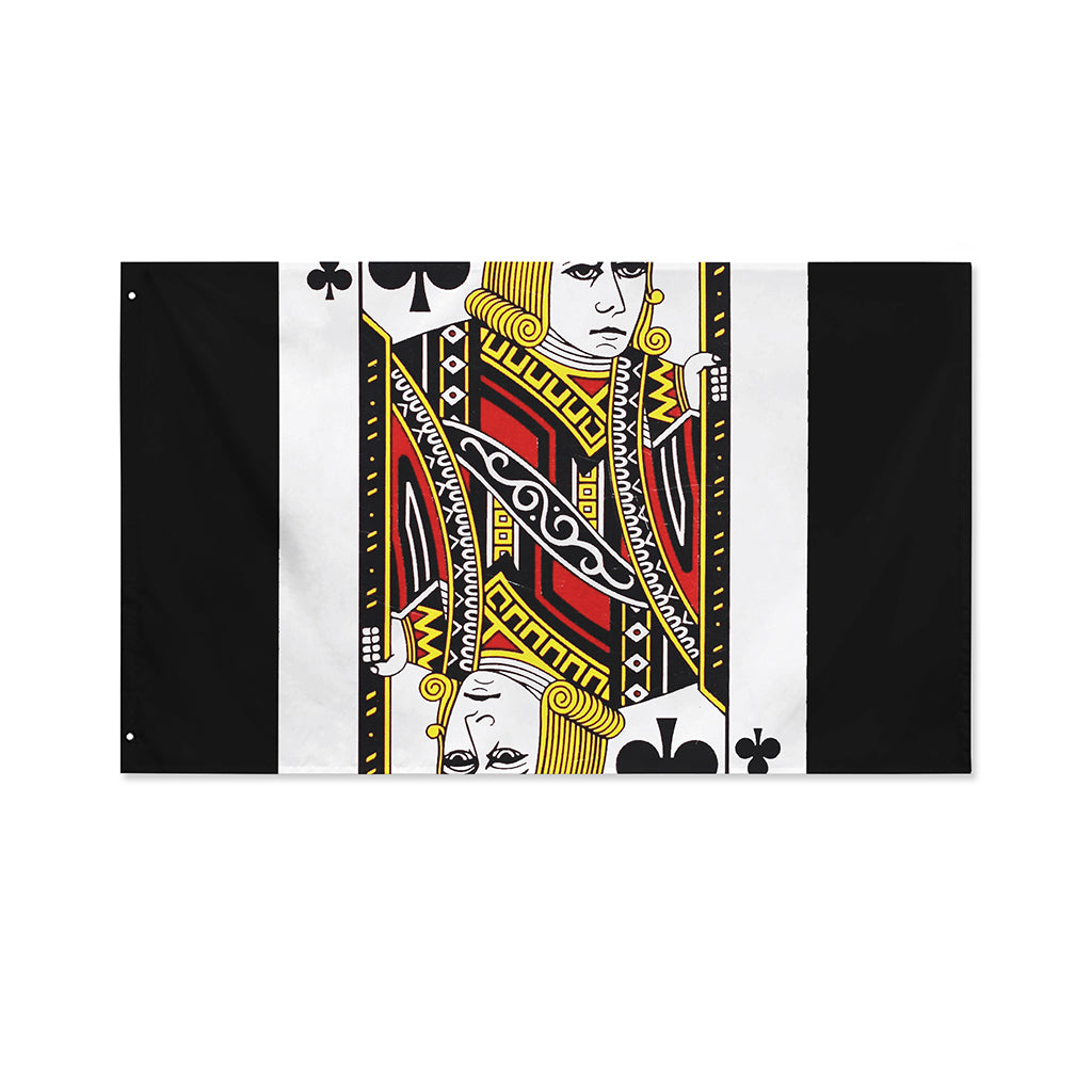 Jack Of Clubs Playing Card Print Polyester Flag – GearFrost