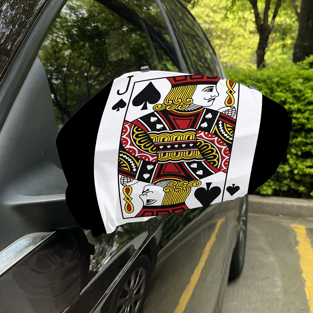 Jack Of Spades Playing Card Print Car Side Mirror Covers – GearFrost