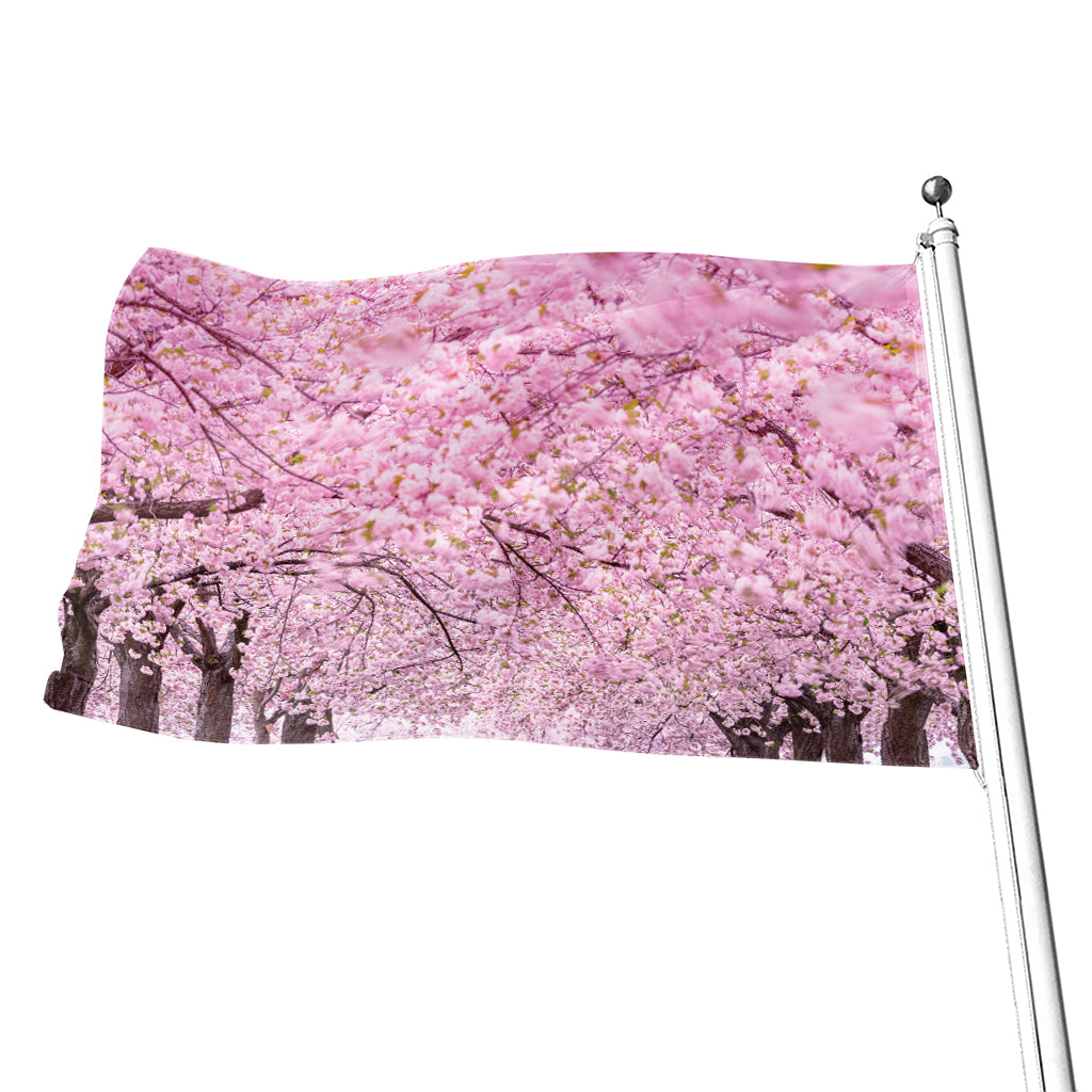 Japanese Cherry Blossom Tree Print Flag – GearFrost