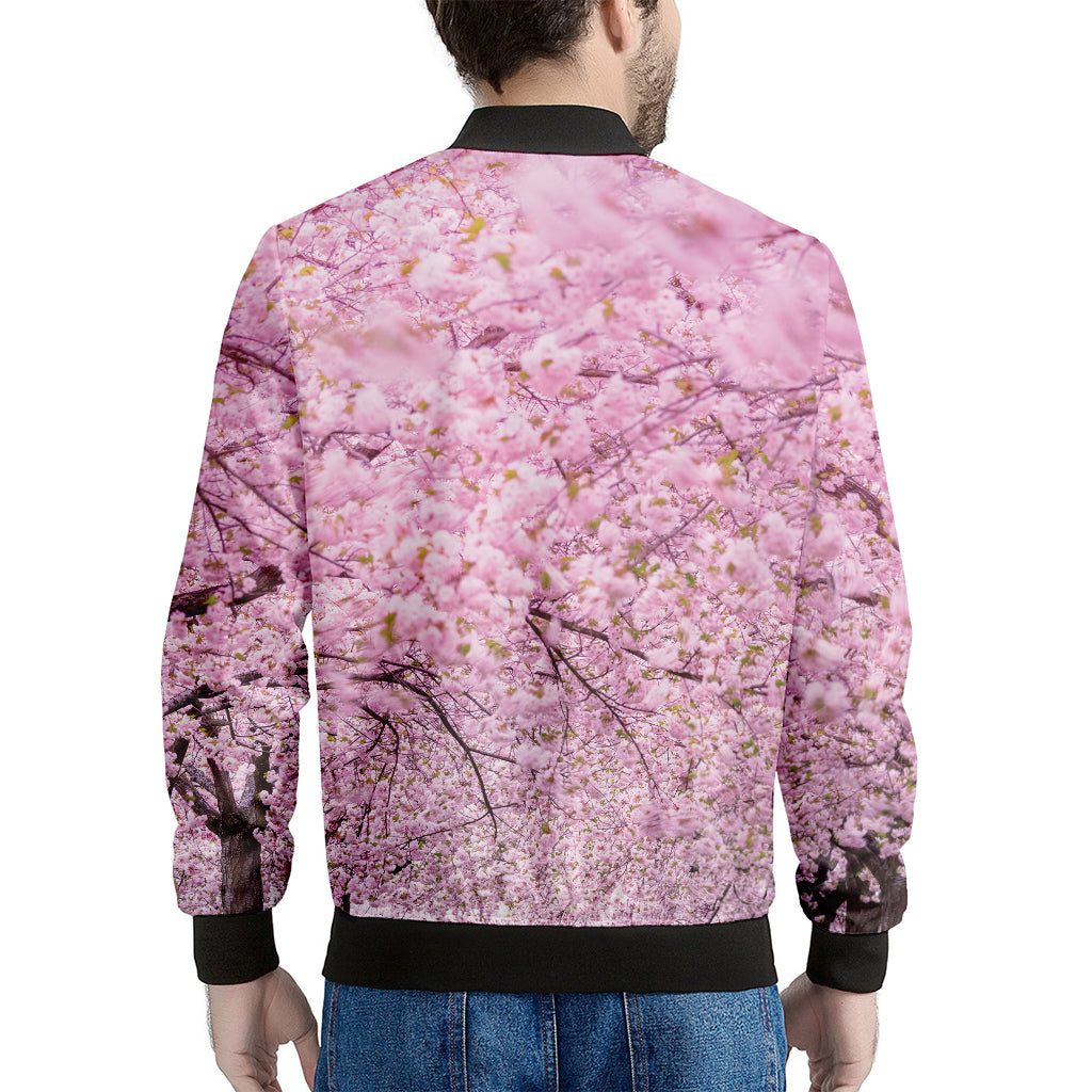 Japanese Cherry Blossom Tree Print Men's Bomber Jacket – GearFrost