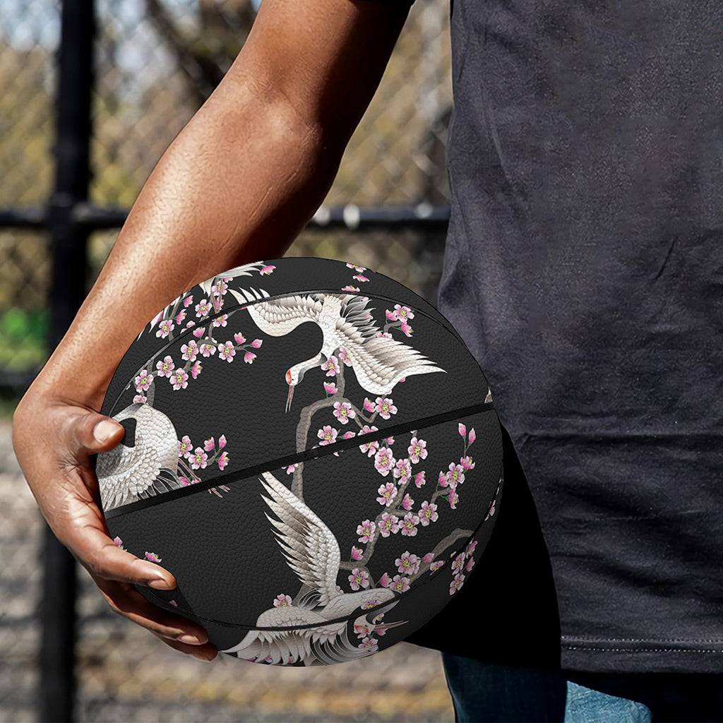 Japanese Crane Bird Pattern Print Basketball – GearFrost