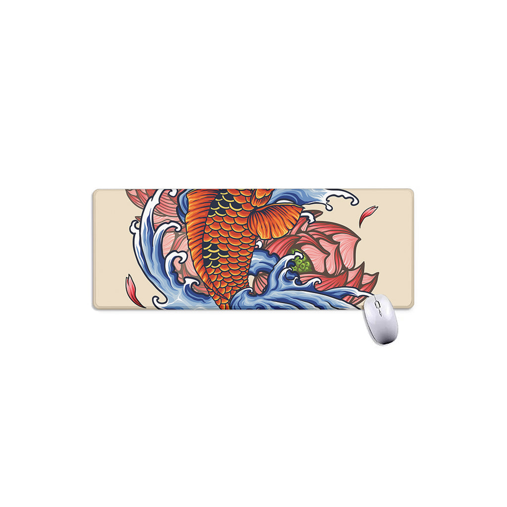 Japanese Koi Fish Tattoo Print Extended Mouse Pad – GearFrost