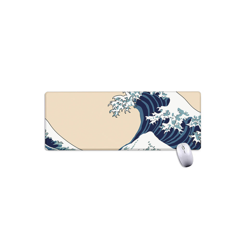 Japanese Ocean Wave Print Extended Mouse Pad – GearFrost