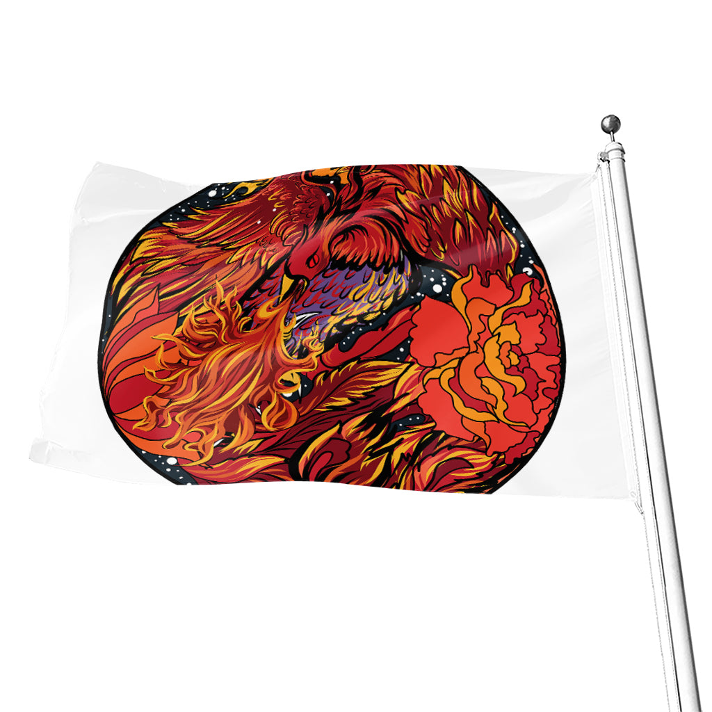 Japanese Phoenix Print Flag – GearFrost