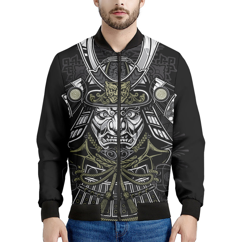 Japanese Samurai Warrior Print Men's Bomber Jacket – GearFrost