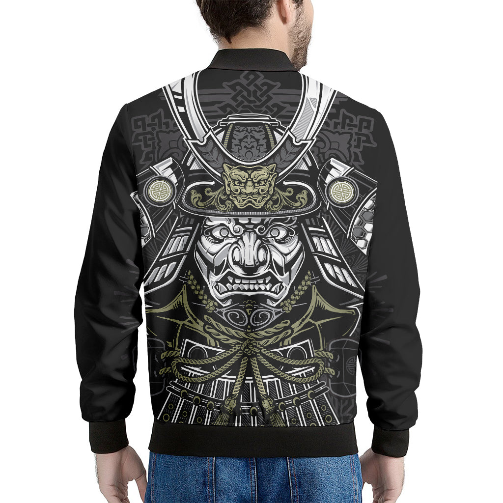 Japanese Samurai Warrior Print Men's Bomber Jacket – GearFrost