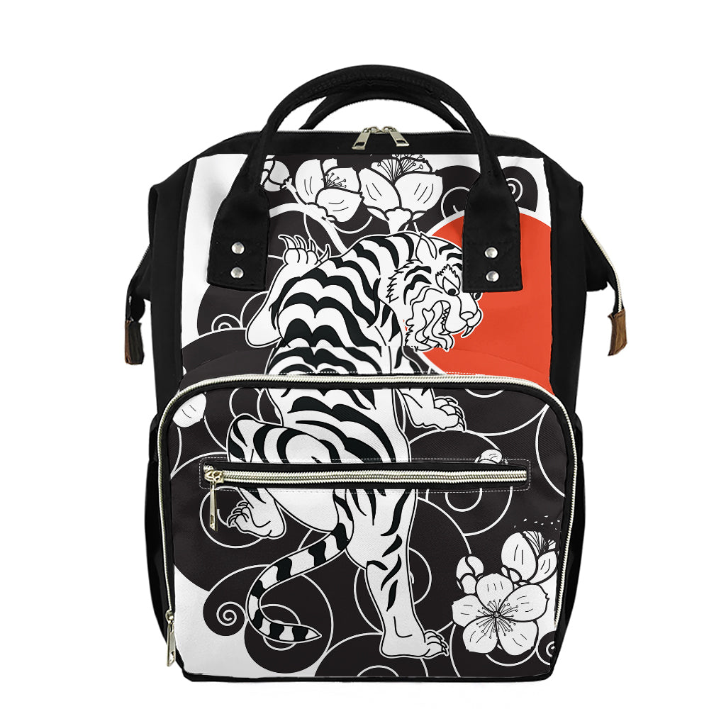 Japanese White Tiger Tattoo Print Diaper Bag – GearFrost