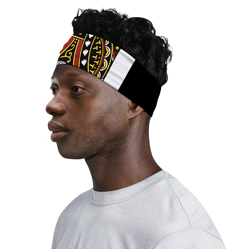 King Of Spades Playing Card Print Sports Headband – GearFrost