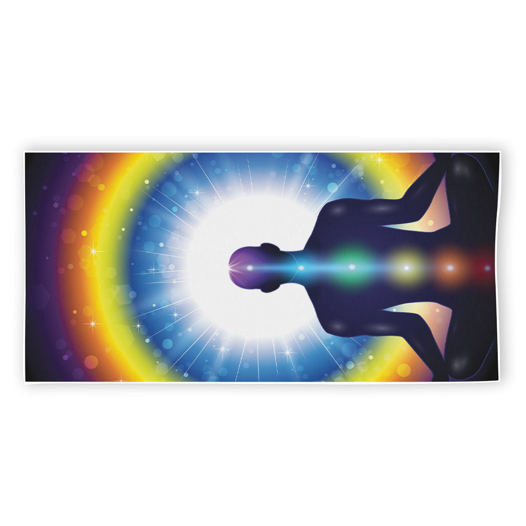 Light Of Seven Chakras Print Beach Towel – GearFrost
