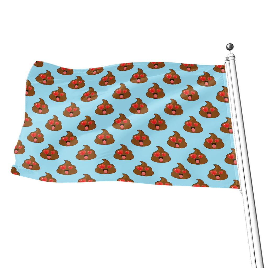 Lovely Poop Pattern Print Flag – GearFrost