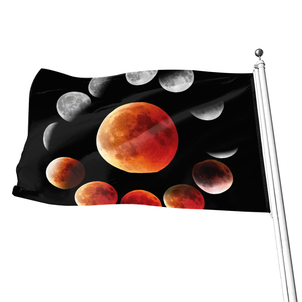 Lunar Eclipse Cycle Print Flag – GearFrost
