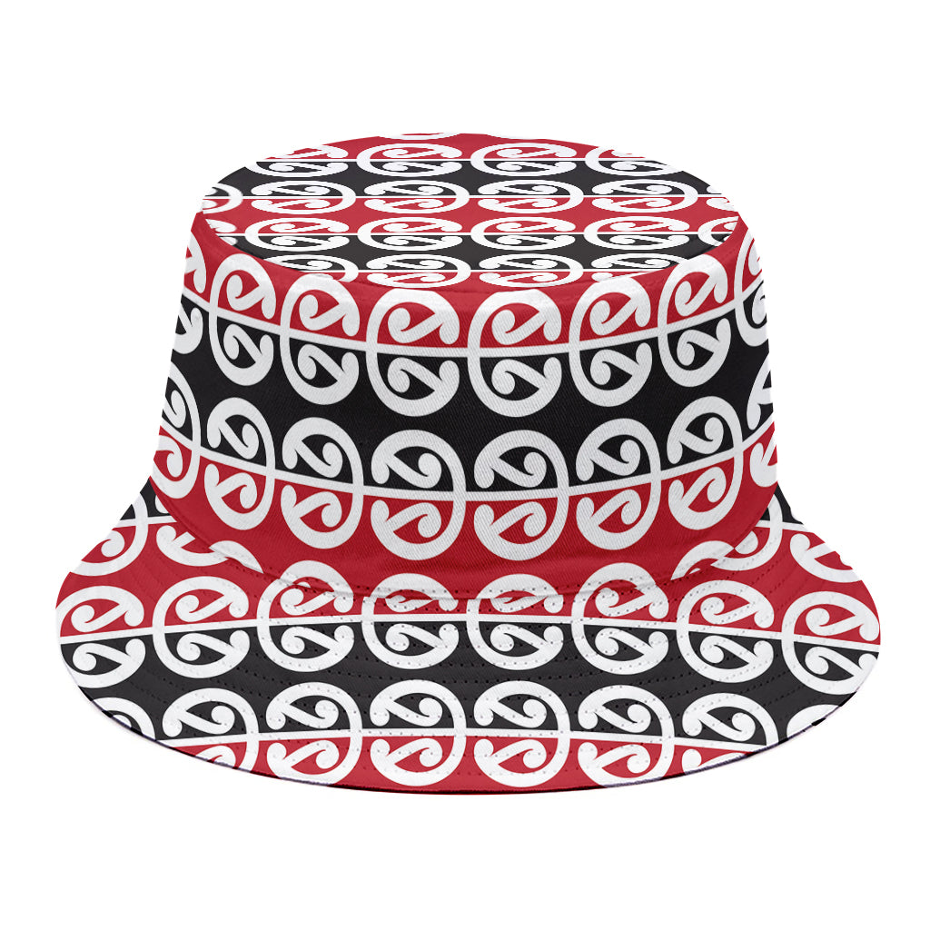 Maori Kowhaiwhai Pattern Print Bucket Hat – GearFrost