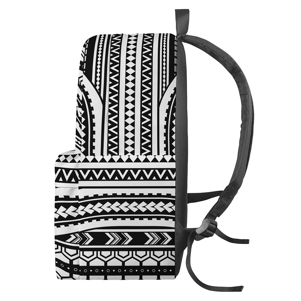 Maori Tattoo Polynesian Tribal Print School Backpack – GearFrost