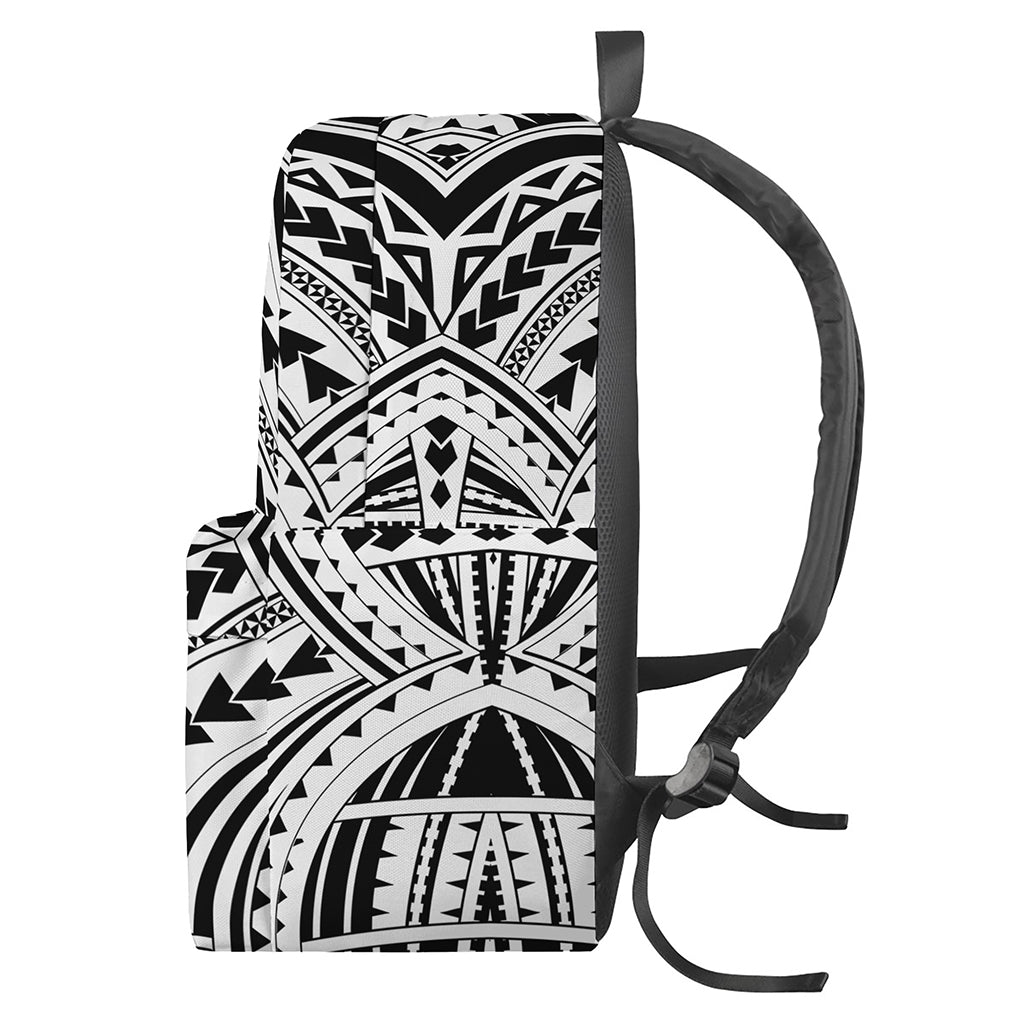 Maori Tribal Polynesian Tattoo Print School Backpack – GearFrost
