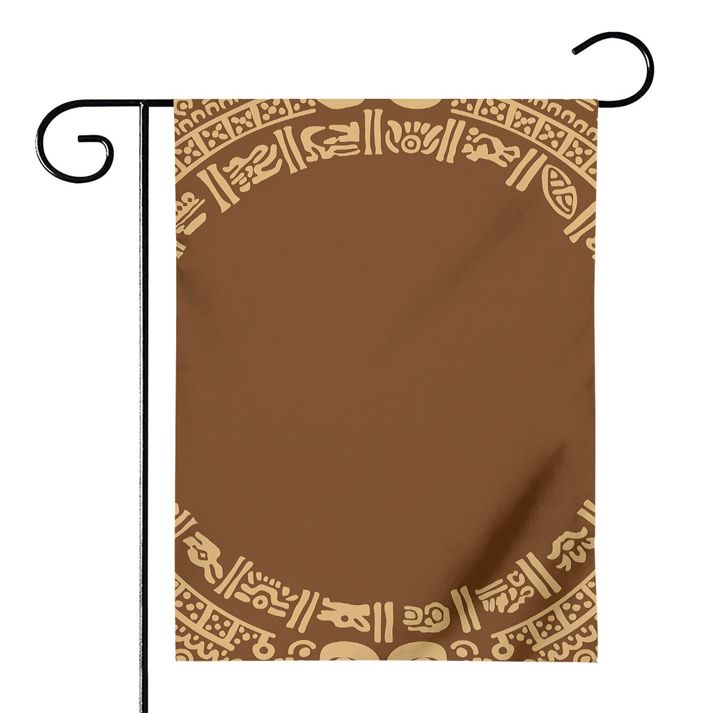 Mayan Circle Symbol Print House Flag – GearFrost