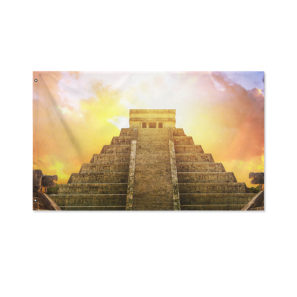 Mayan Civilization Print Polyester Flag – GearFrost