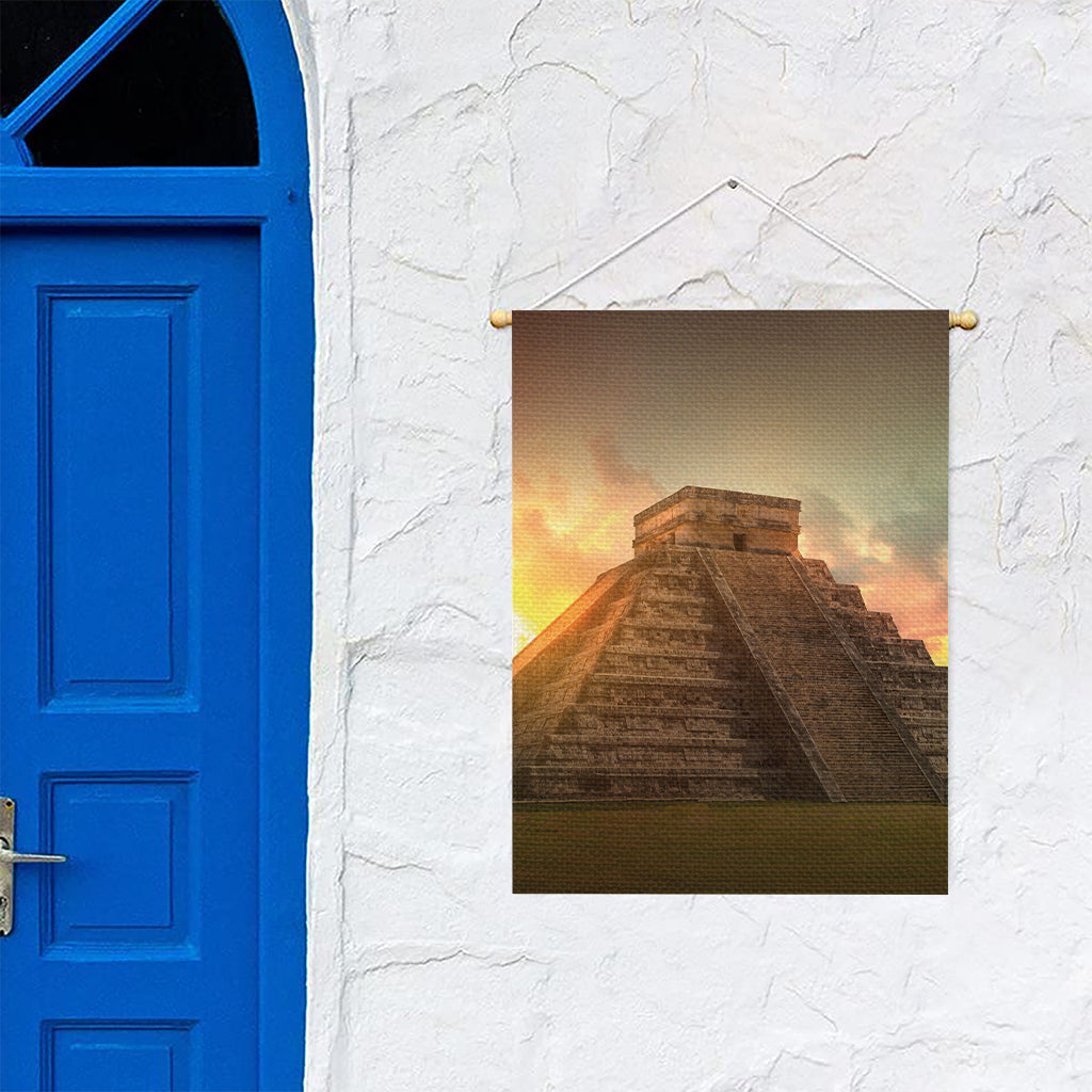 Mayan Pyramid Print Garden Flag – GearFrost