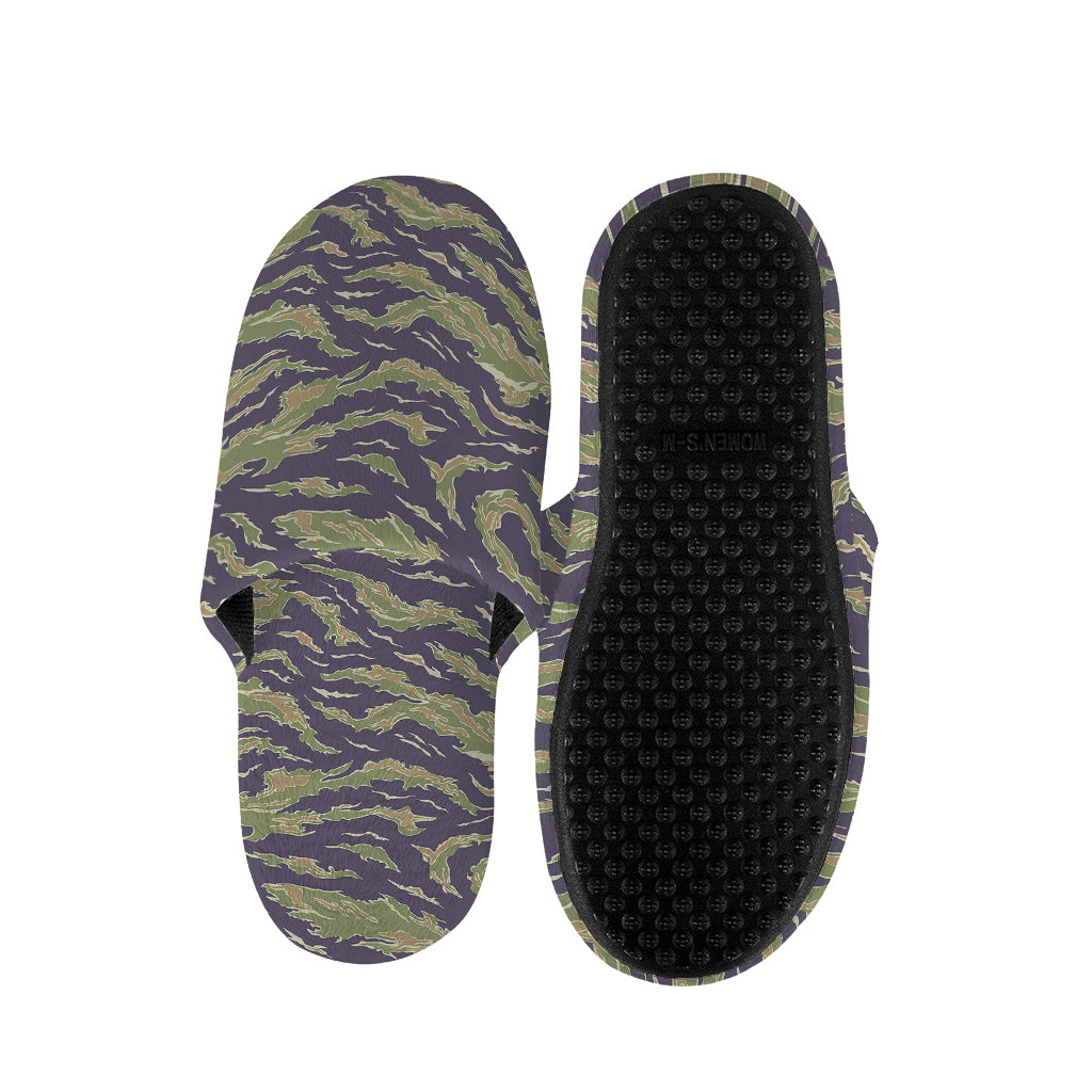 Military Tiger Stripe Camouflage Print Slippers – GearFrost