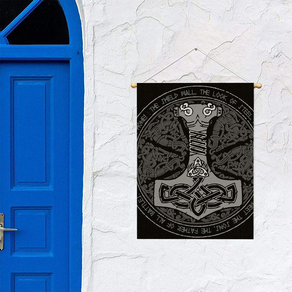 Mjolnir Hammer Of Thor Print Garden Flag – GearFrost